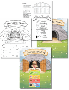 Free Easter Egg Story Printable Craft - Homesteading With Betty