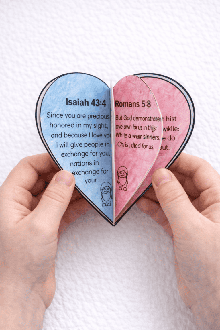 Jesus Loves Me Craft for Kids: Simple Valentine Activity with Free ...
