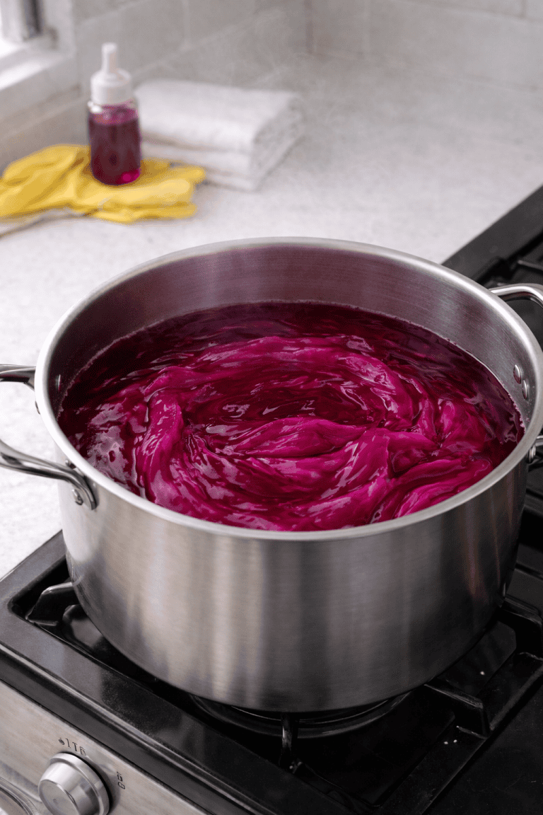 How to Dye Fabric at Home (Easy Stovetop Method Step-by-Step)