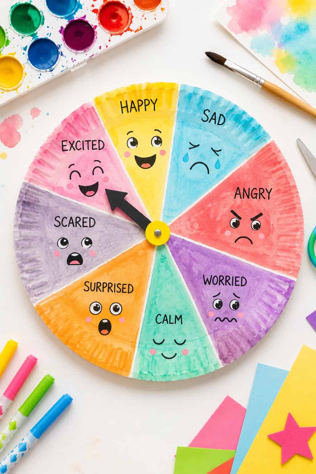 12 Cute Emotions Crafts for Kids to Explore Big Feelings