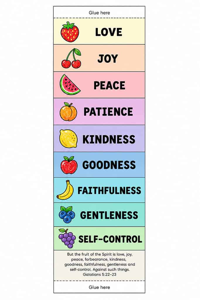 Fruit of the Spirit Tree Craft for Kids (FREE Printable!)
